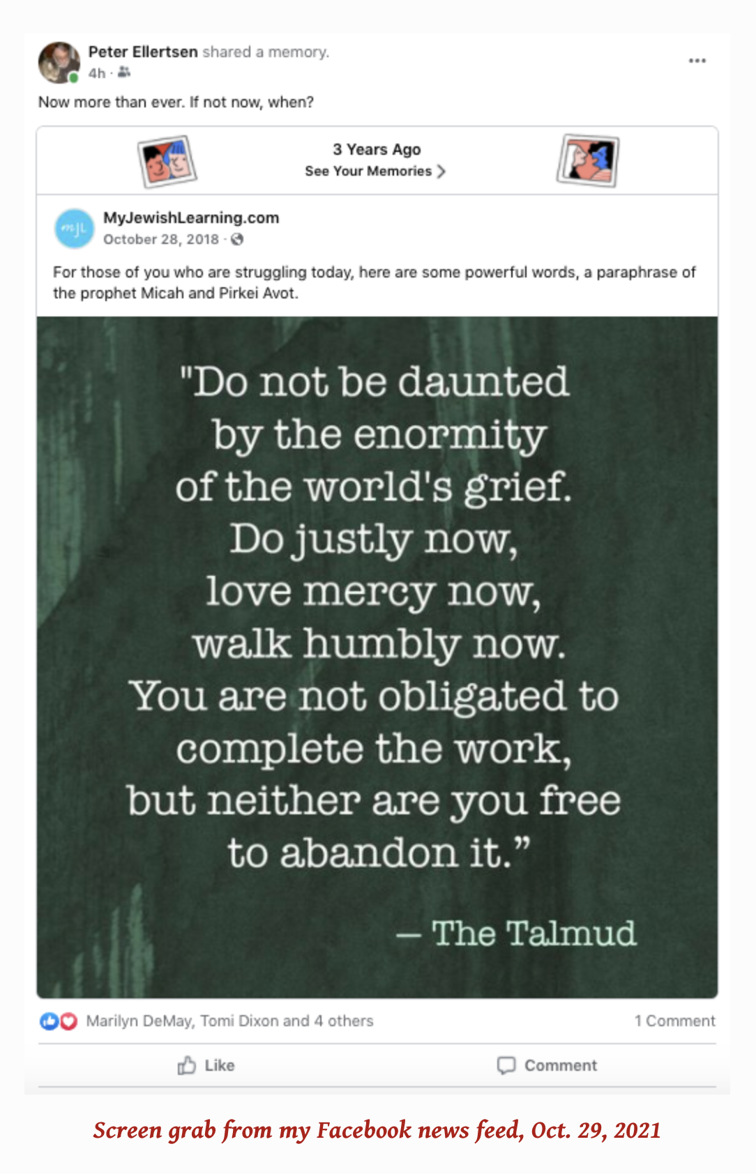 Fixing the world’s grief, at least feeling a little better about my own ...